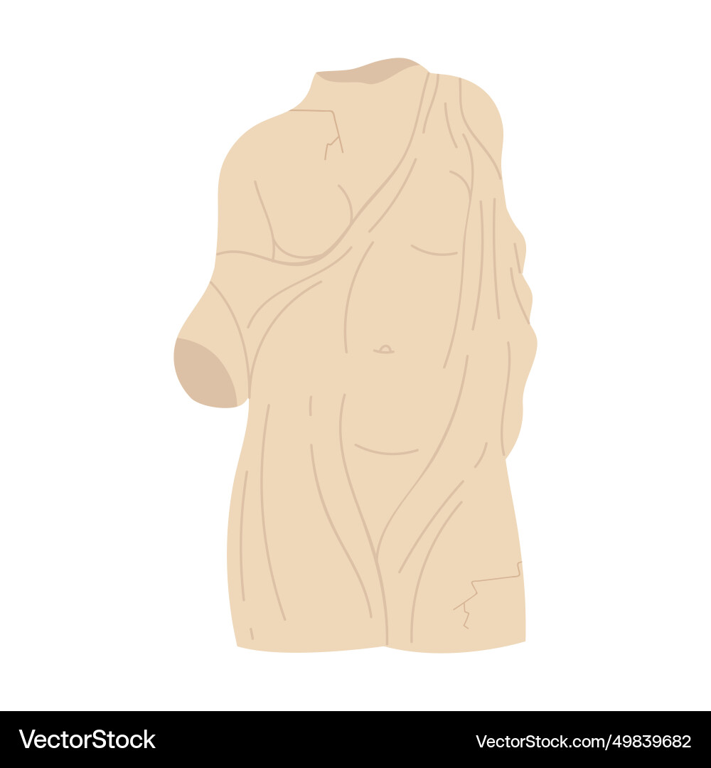 Ancient roman sculpture Royalty Free Vector Image