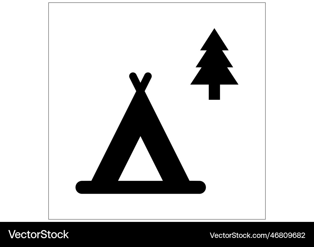 Camping Royalty Free Vector Image - VectorStock