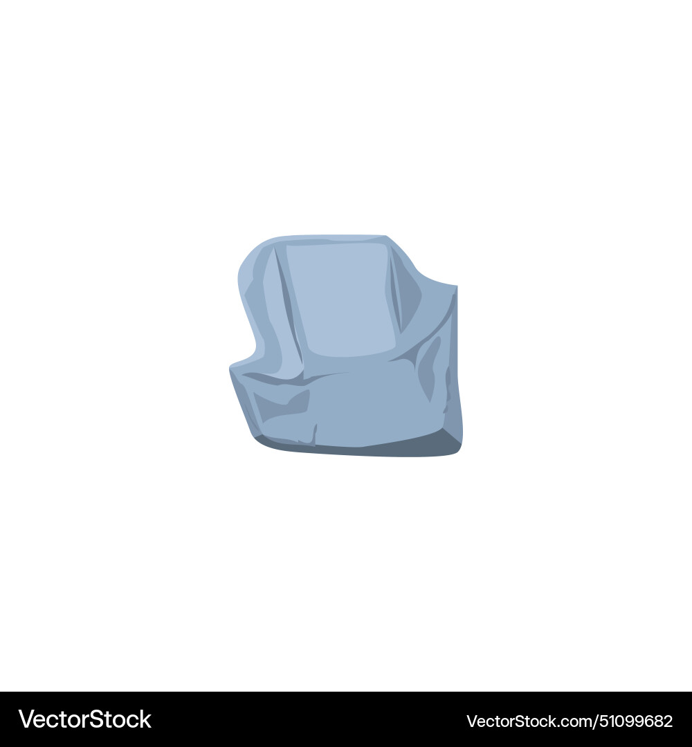 Isolated cobblestone in cartoon style Royalty Free Vector