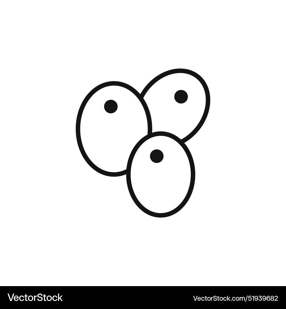 Nance icon logo sign outline Royalty Free Vector Image