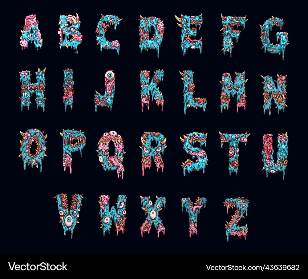 Monsters Numbers Vector Images (over 3,600)