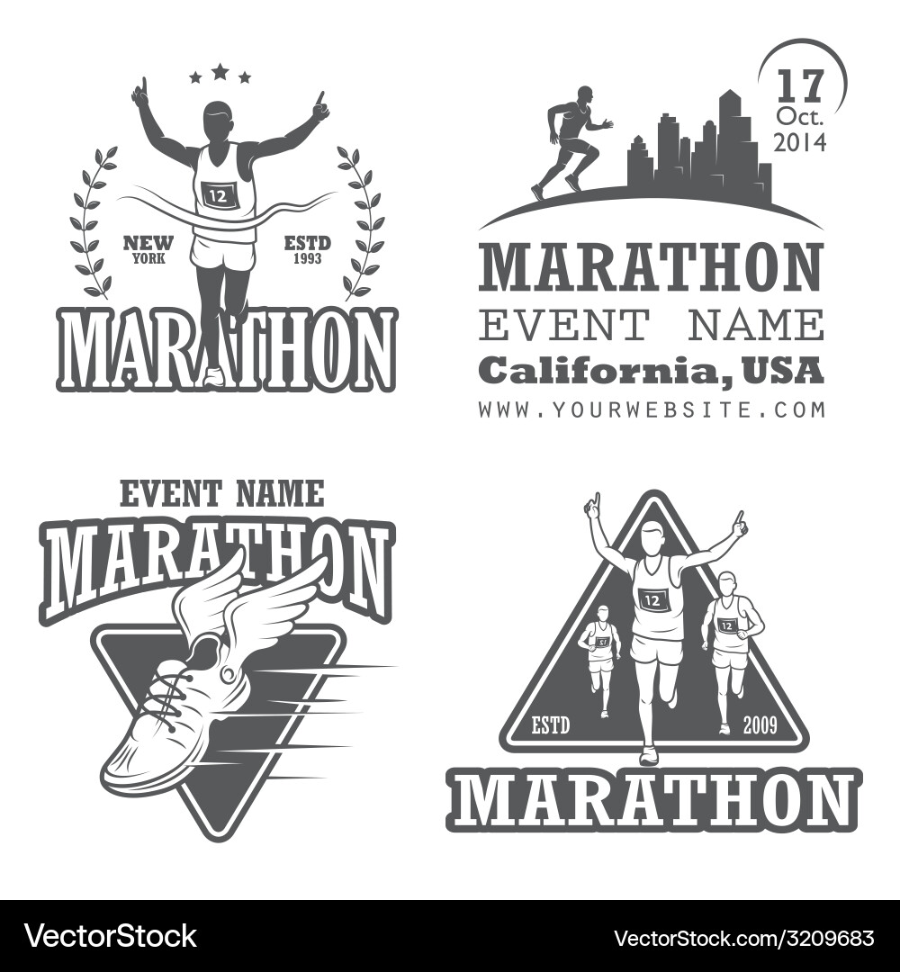 Marathon 2 Royalty Free Vector Image - VectorStock