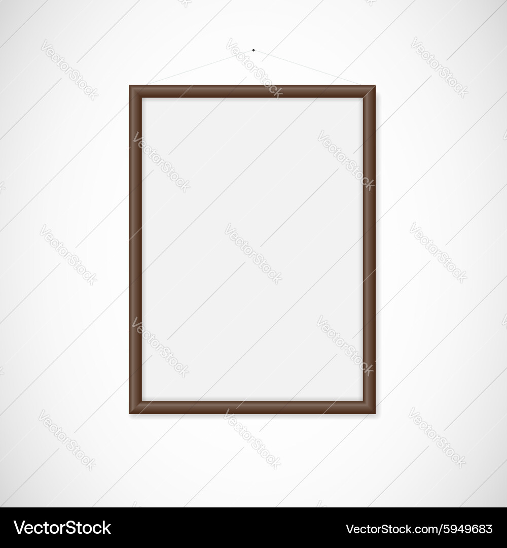 Wood frame Royalty Free Vector Image - VectorStock