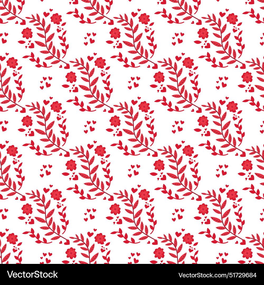 Happy heart seamless pattern design Royalty Free Vector
