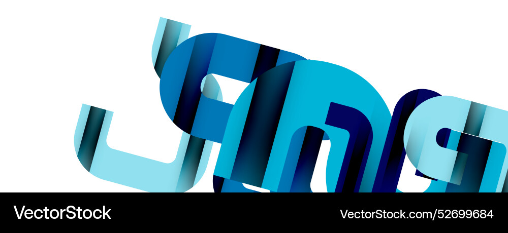 Lines abstract letter style design background Vector Image