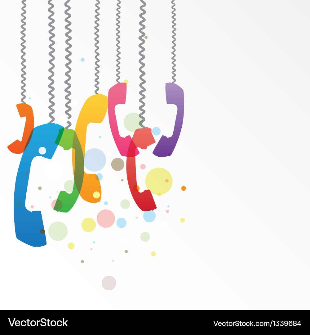 Phone traffic Royalty Free Vector Image - VectorStock