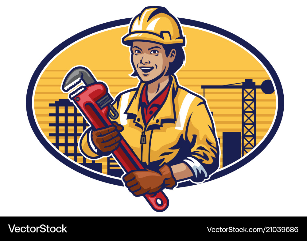 Construction woman worker design Royalty Free Vector Image