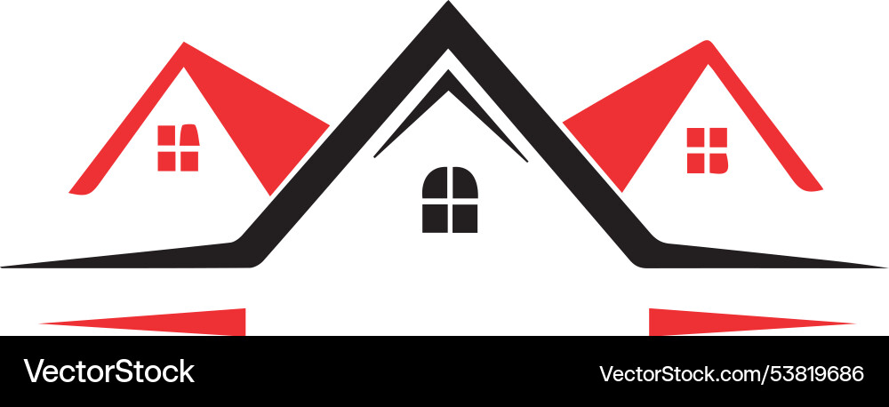 House icon logo design template pro Royalty Free Vector