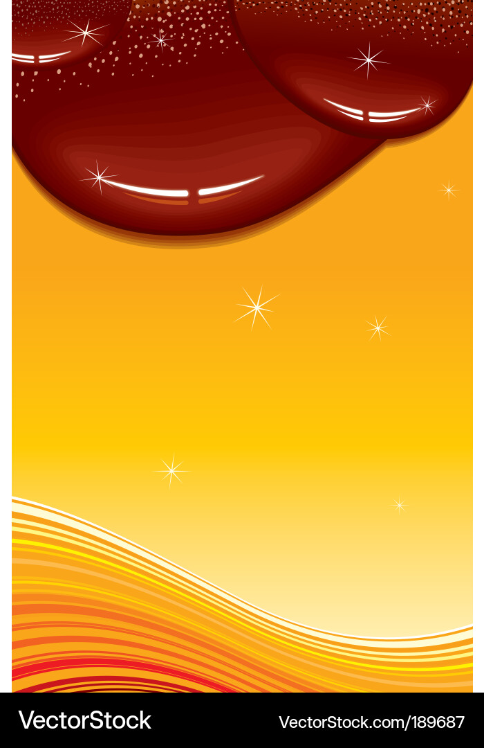 Chocolate card Royalty Free Vector Image - VectorStock