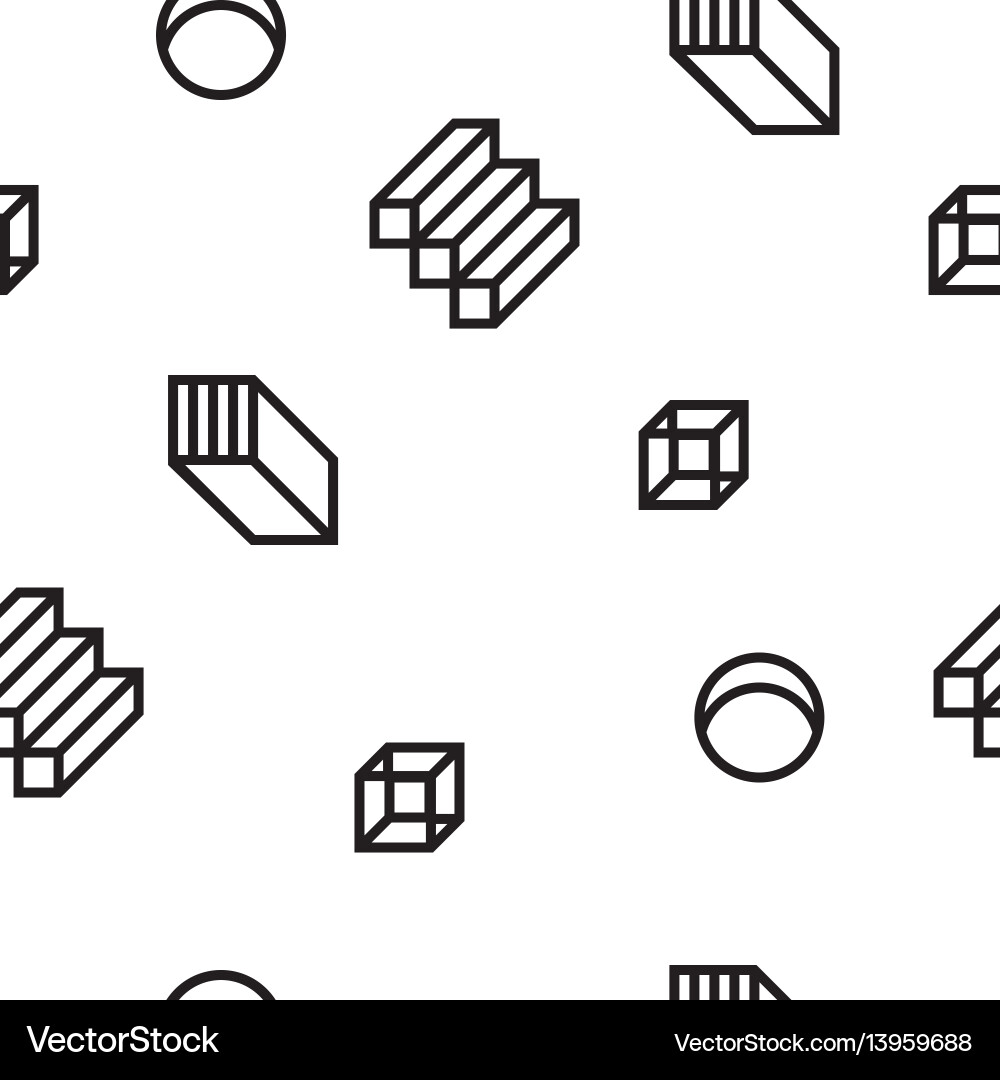 Geometric seamless pattern Royalty Free Vector Image