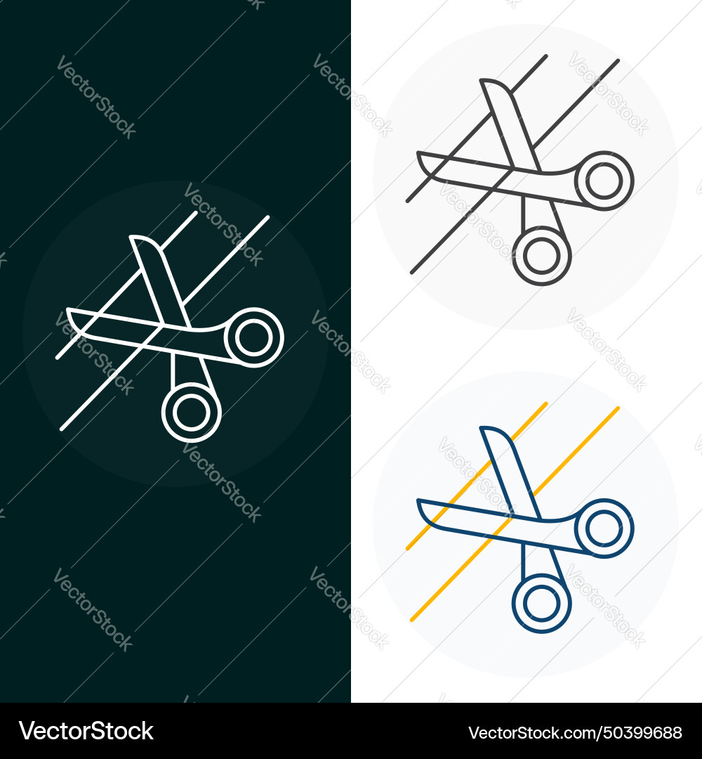 Grand opening lanuch event icon design Royalty Free Vector