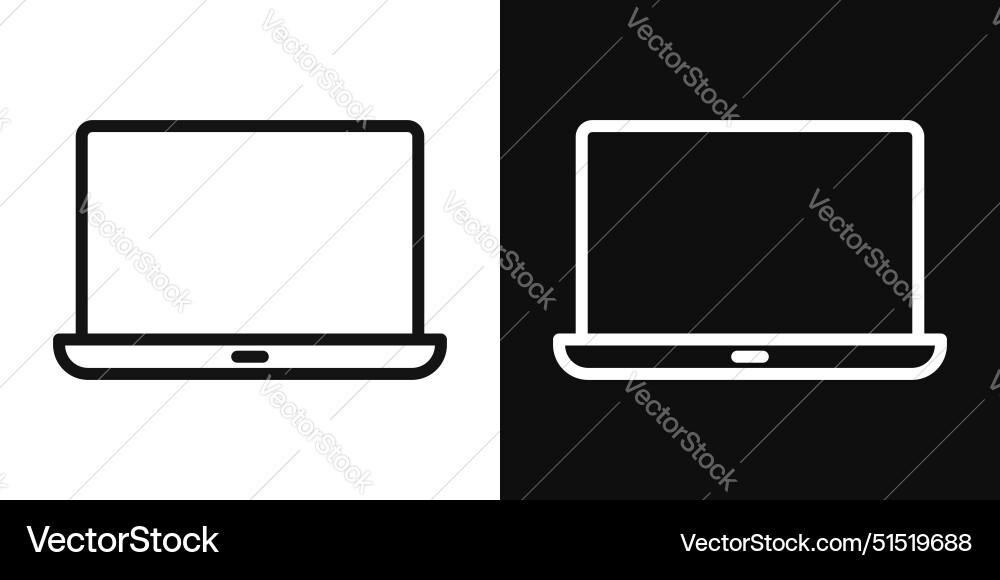 Laptop icon Royalty Free Vector Image - VectorStock