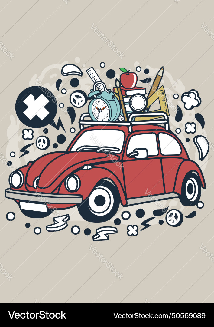 School tour Royalty Free Vector Image - VectorStock