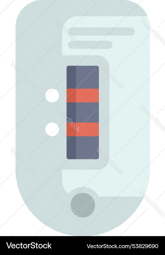 Electric meter showing energy consumption Vector Image
