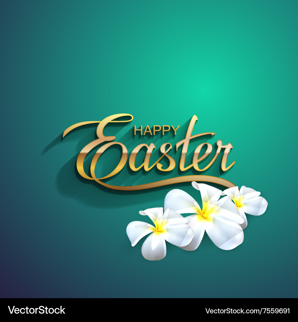 Happy easter Royalty Free Vector Image - VectorStock