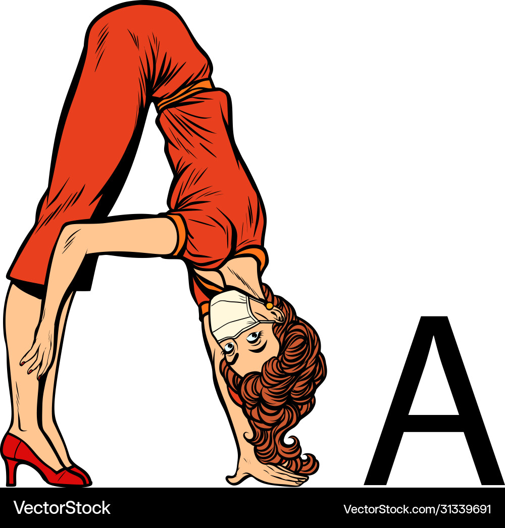 Letter A - Pandemic Health Royalty Free Vector Image