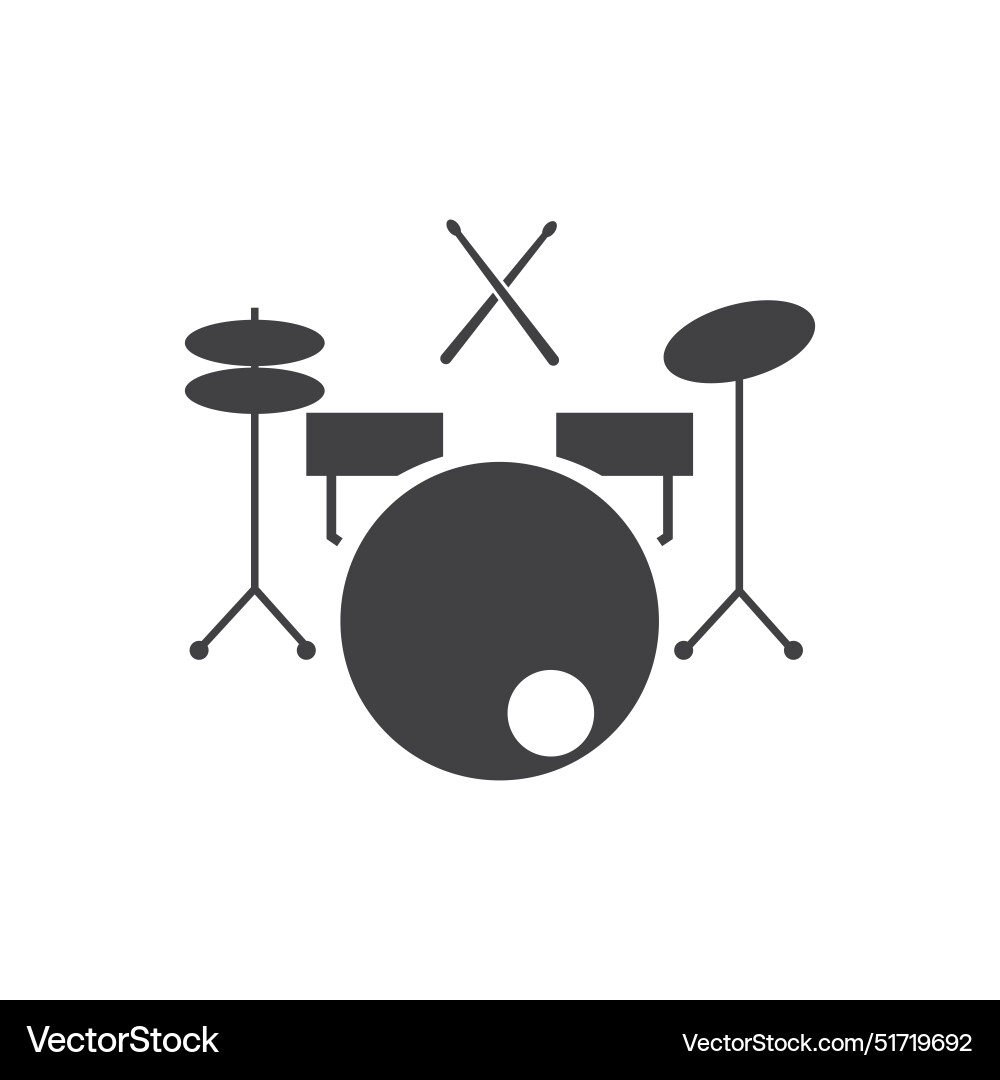 Drum icon Royalty Free Vector Image - VectorStock