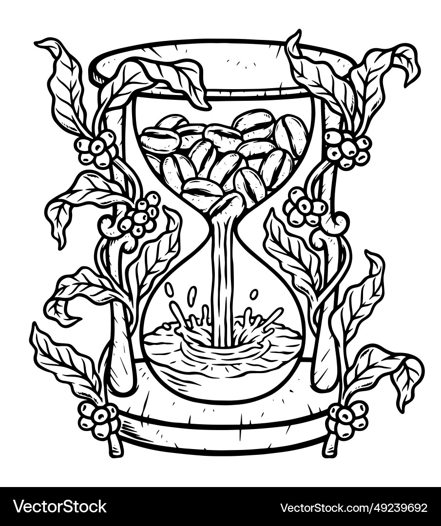 Its time for coffee Royalty Free Vector Image - VectorStock