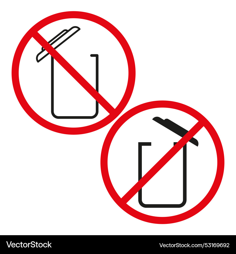 No littering symbol waste disposal prohibition Vector Image