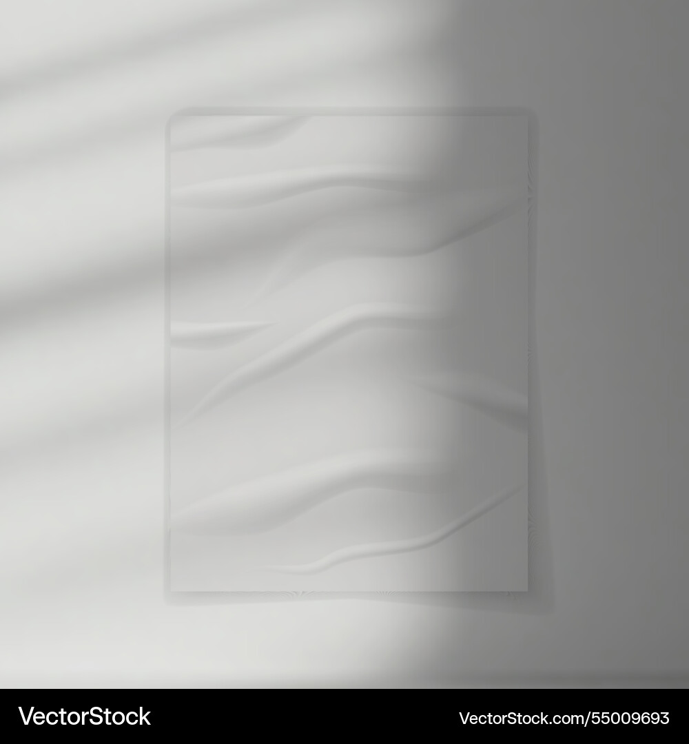 Realistic empty white pages with soft shadow Vector Image