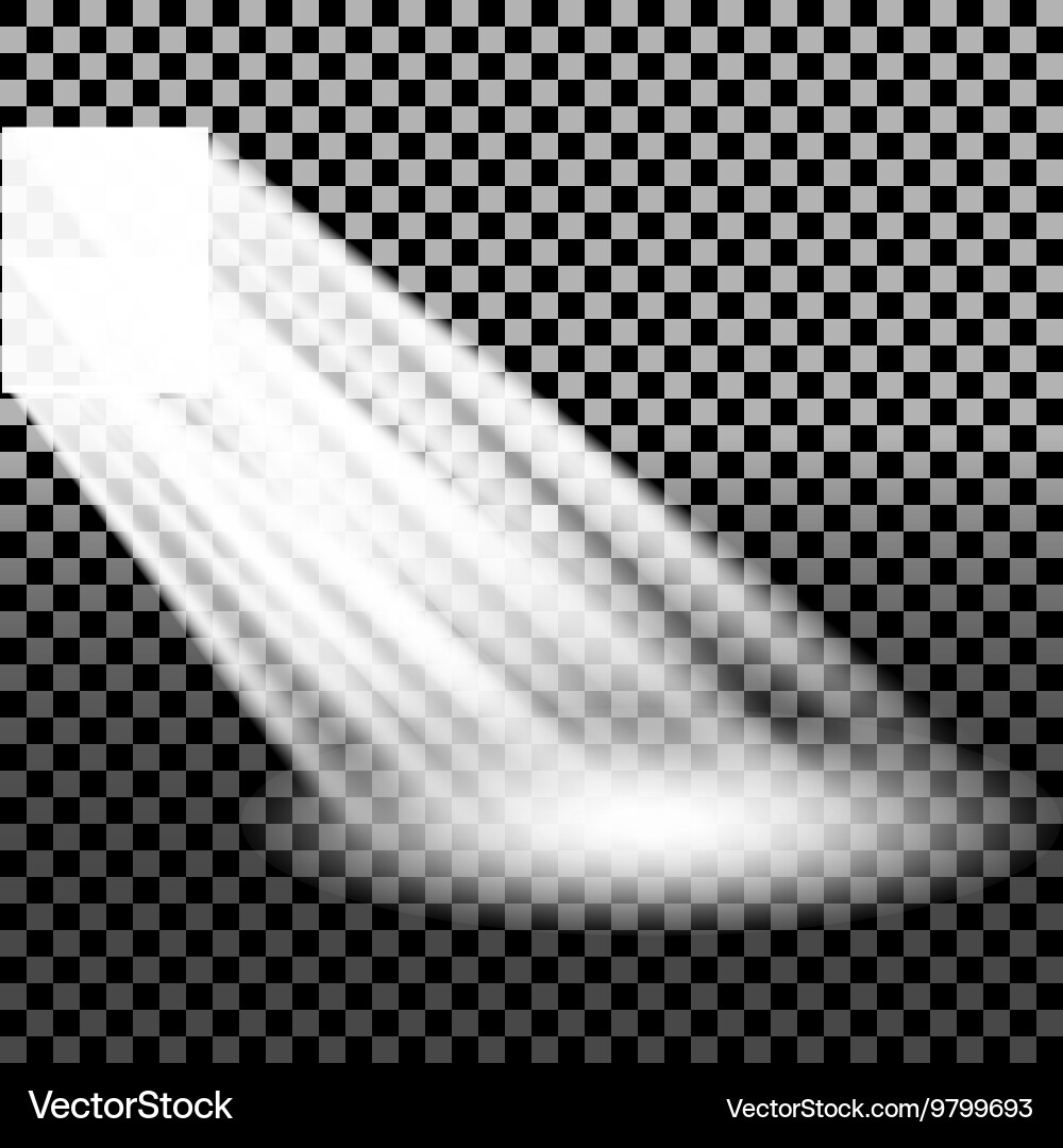 Transparent light effect Royalty Free Vector Image