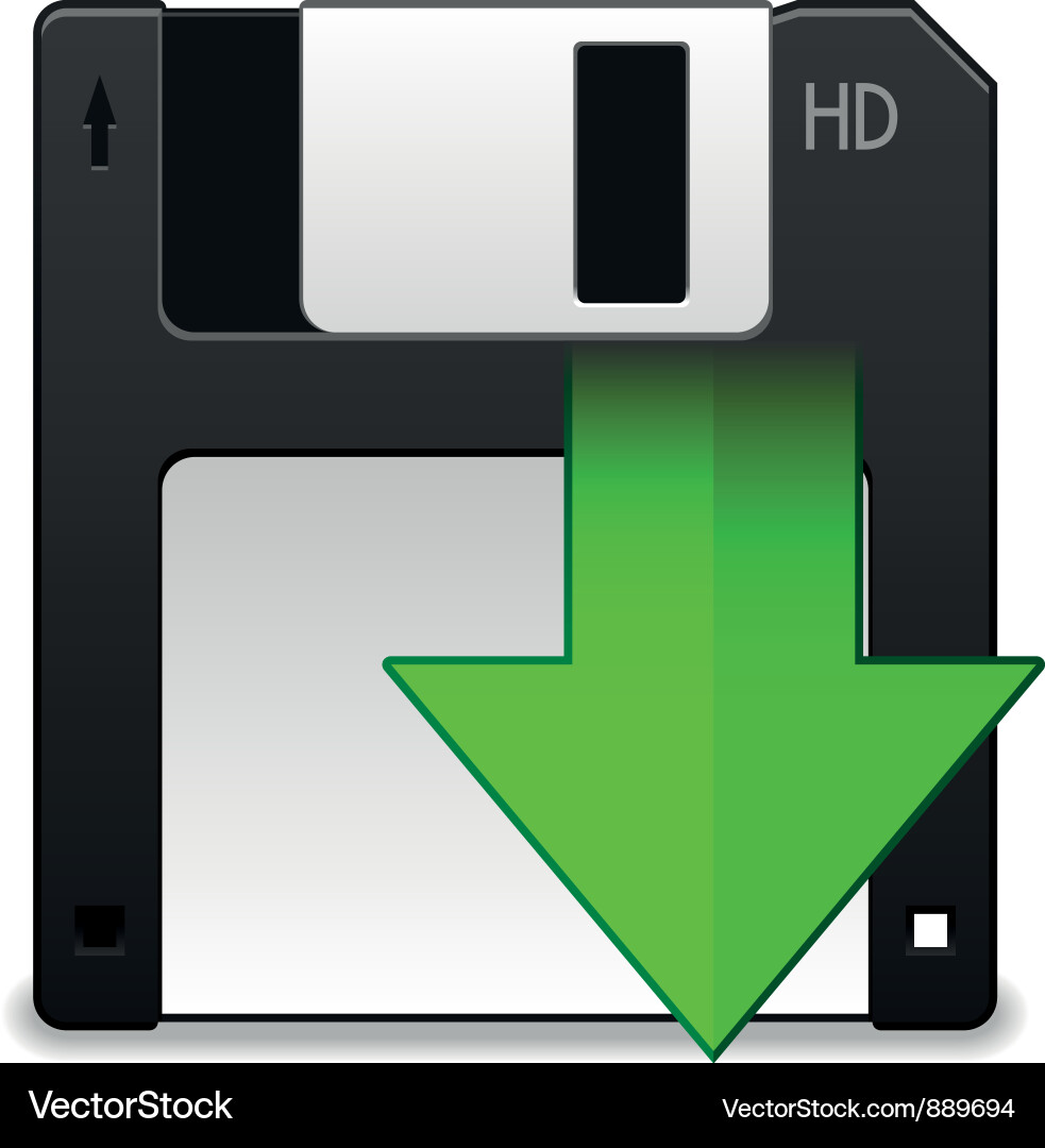 Floppy Disk Icon Royalty Free Vector Image - VectorStock