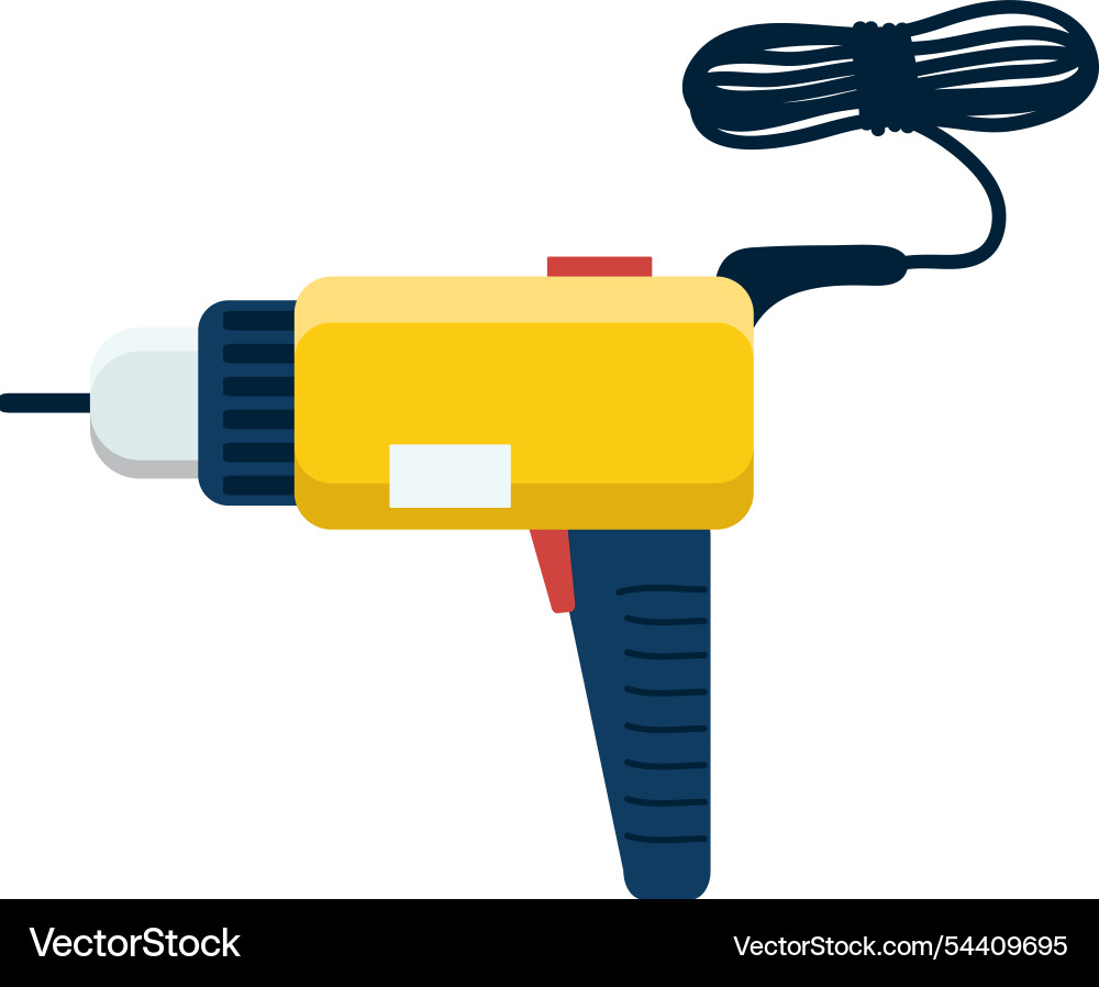 Electric drill tool Royalty Free Vector Image - VectorStock