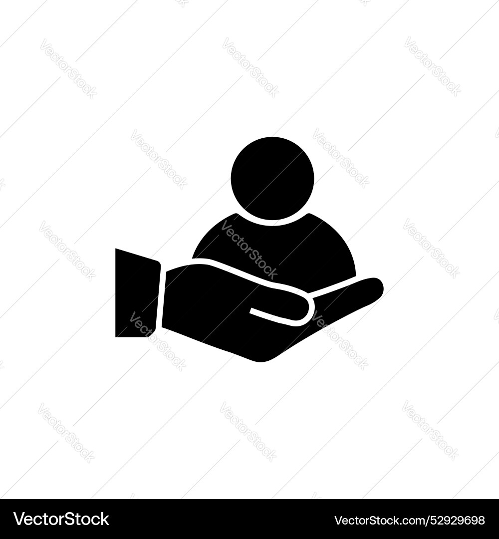 Customer retention icon set client care logo Vector Image