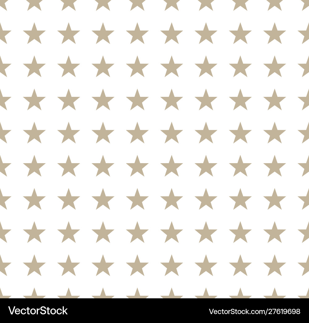 Gray stars pattern on white background Royalty Free Vector