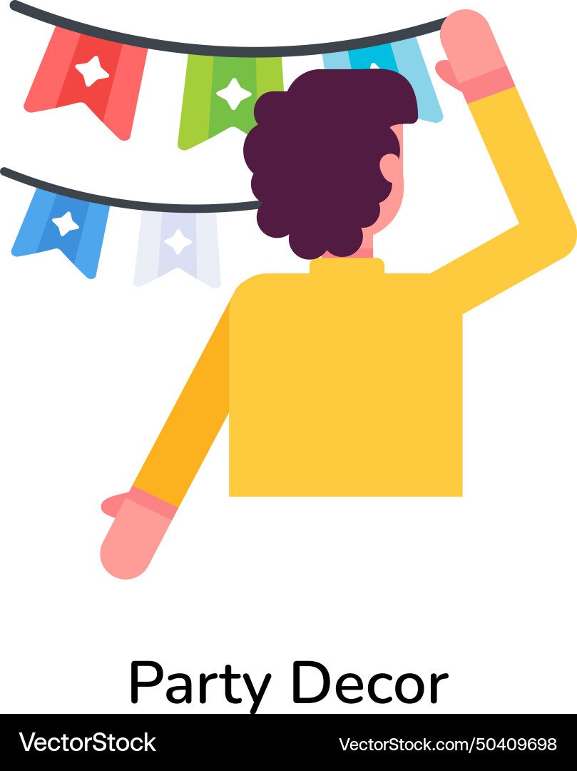 Party decor Royalty Free Vector Image - VectorStock