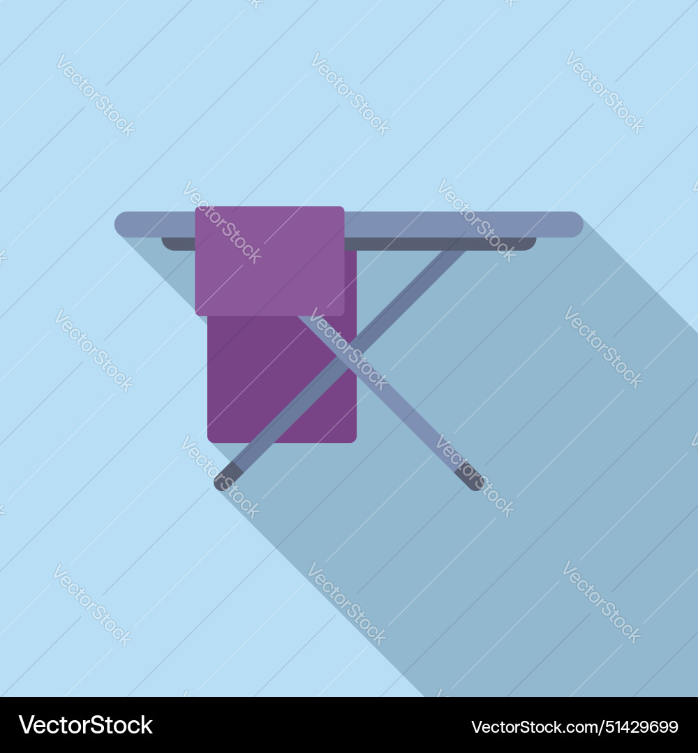 Flat design ironing board icon Royalty Free Vector Image