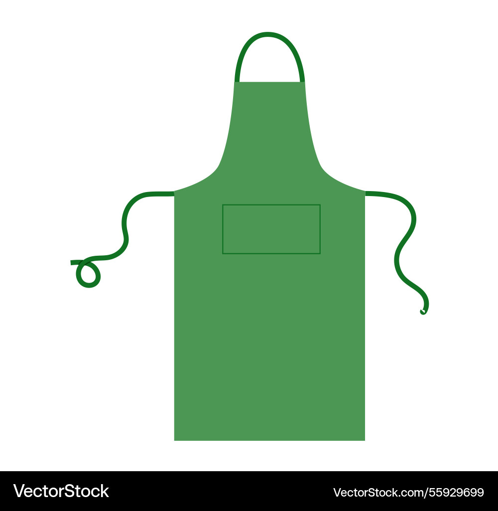 Long bib apron technical fashion Royalty Free Vector Image