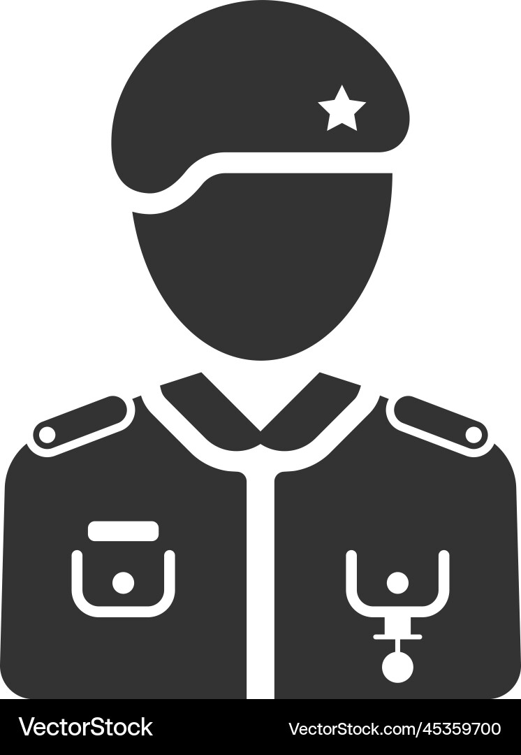 Army major icon Royalty Free Vector Image - VectorStock