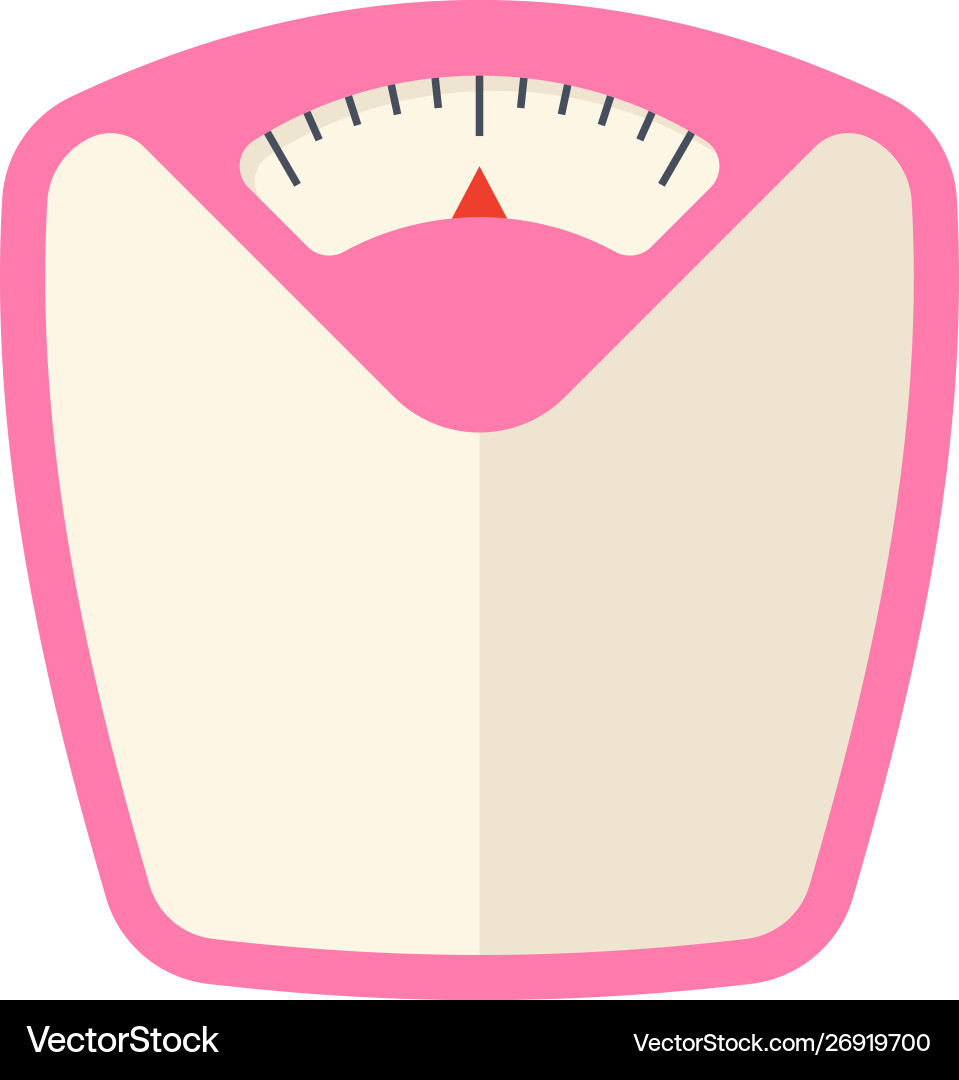 Bathroom scale icon Royalty Free Vector Image - VectorStock