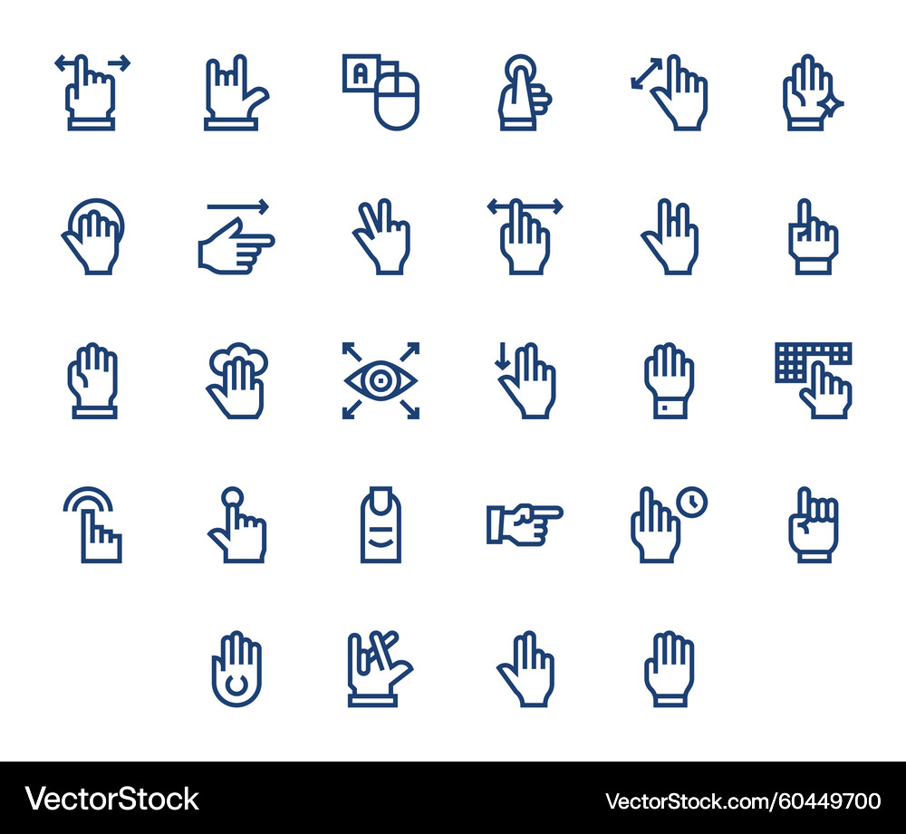 Cursor Icon Pack - 256x256 – Royalty-Free Vector | VectorStock