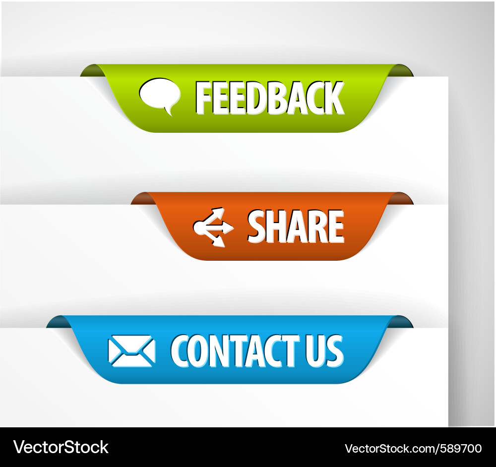 Label stickers Royalty Free Vector Image - VectorStock