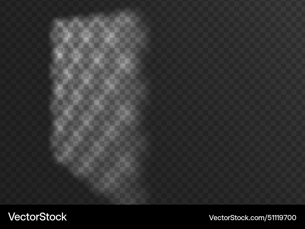 Light effect shadow overlay from stained glass Vector Image