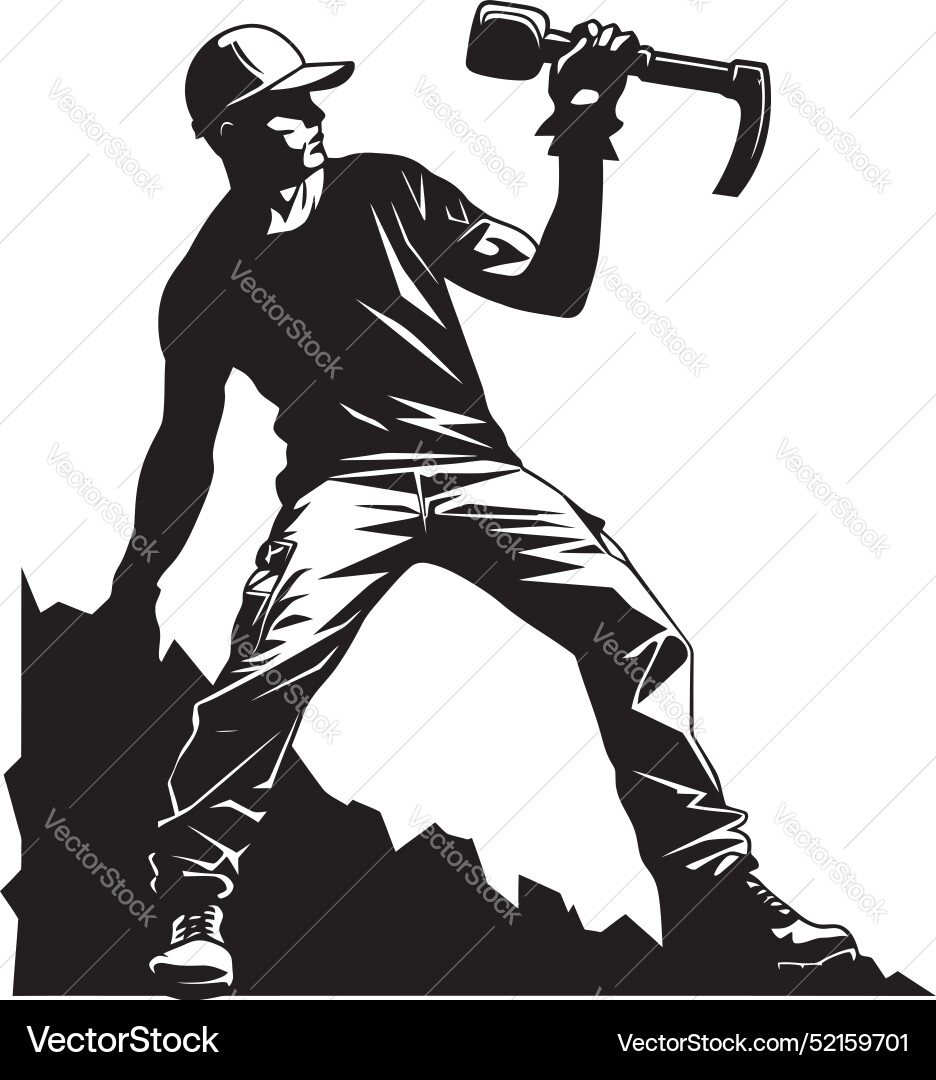 Constructive creativity construction worker Vector Image