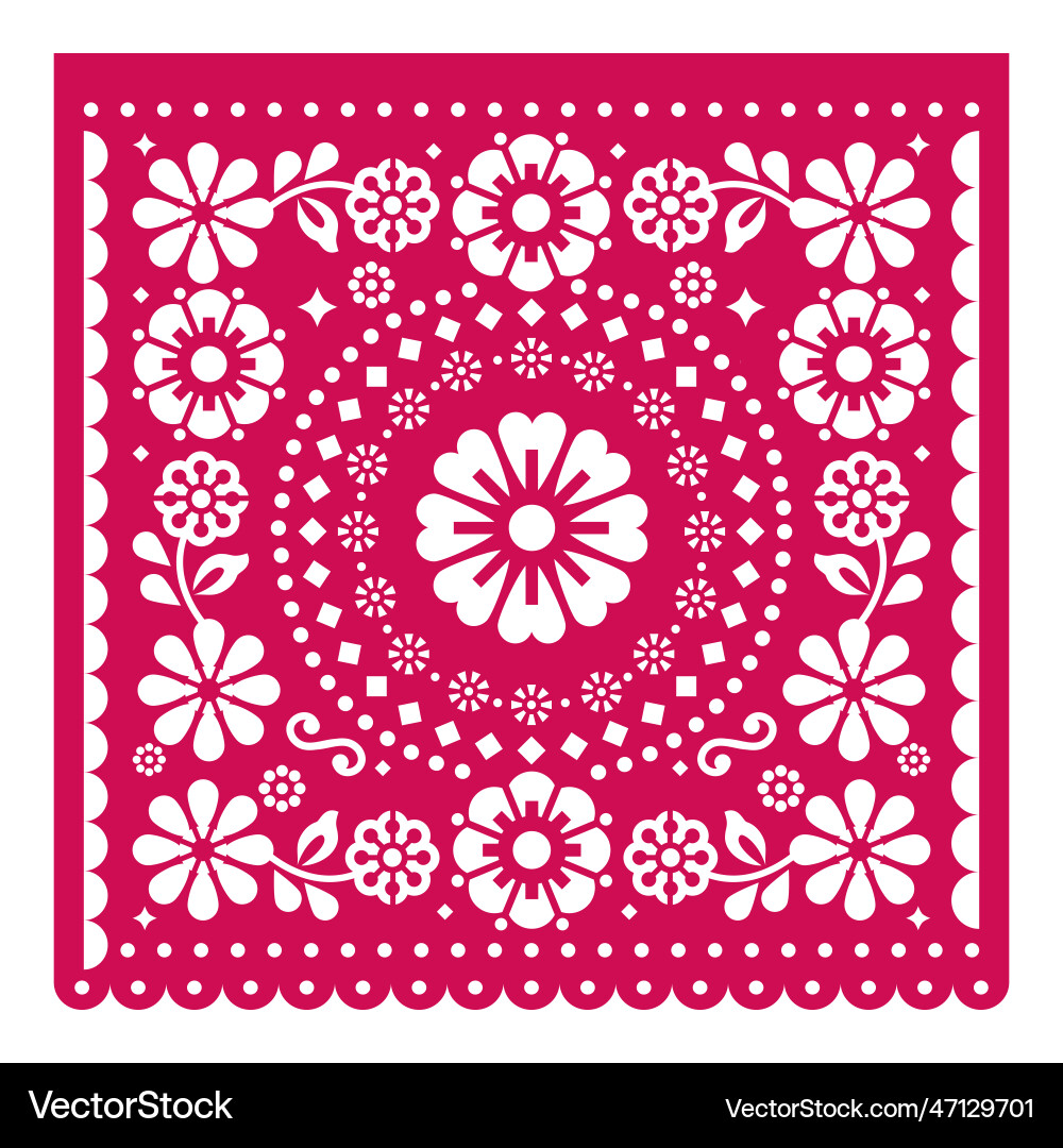 Mexican-papel-picado-design-8-d Royalty Free Vector Image
