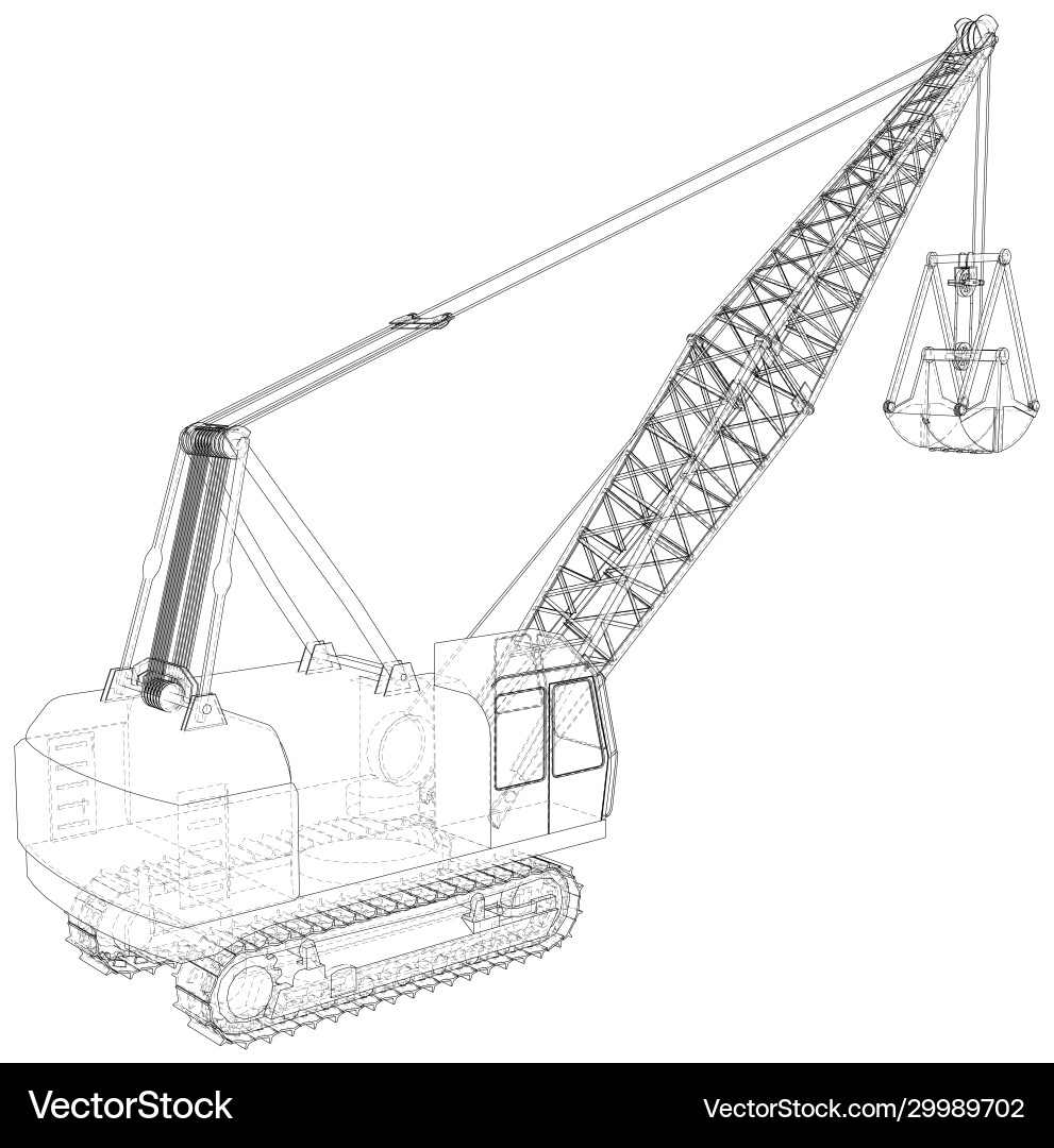 Dragline the layers visible and invisible Vector Image