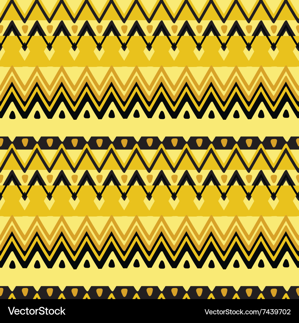 Ethnic zigzag pattern Royalty Free Vector Image