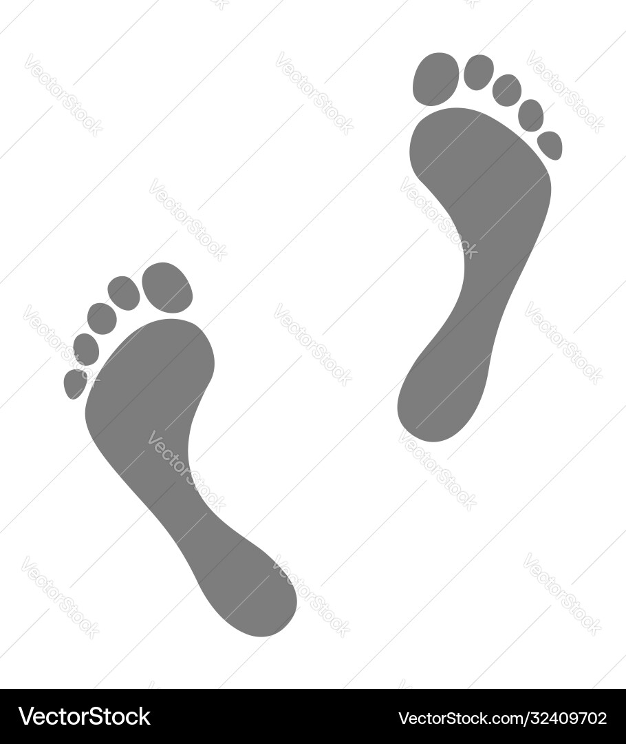 Footprint Royalty Free Vector Image - VectorStock