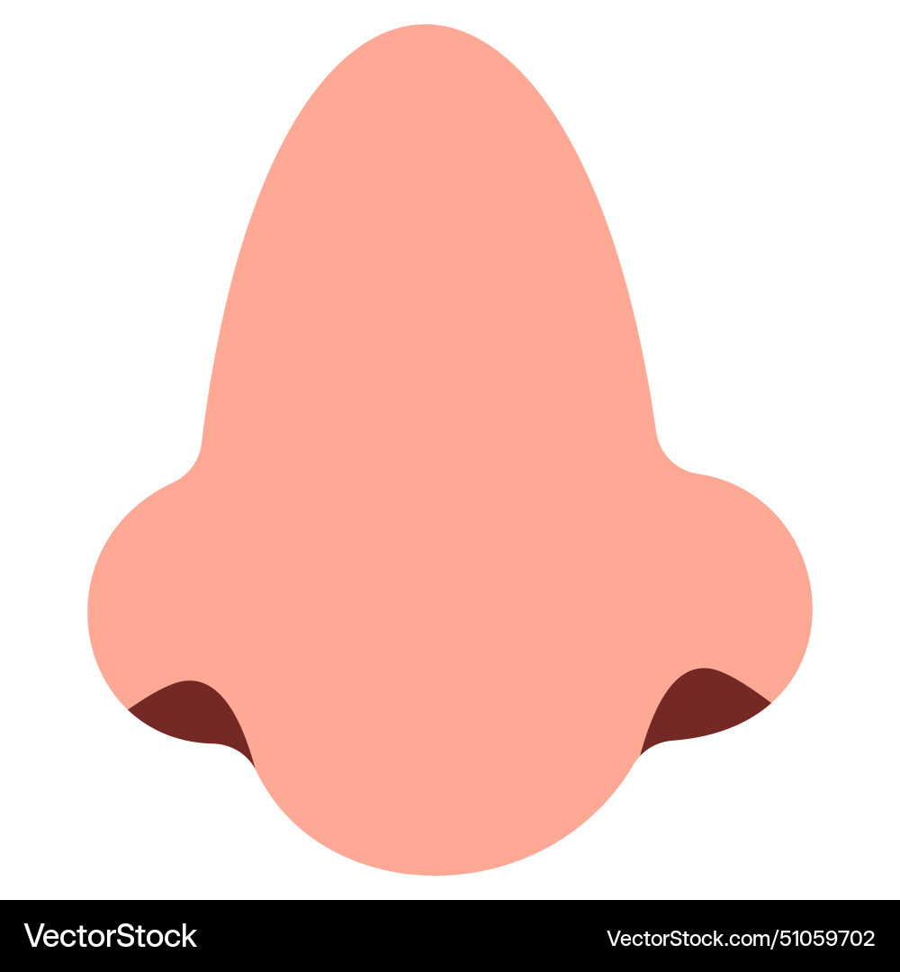 Nose Royalty Free Vector Image - VectorStock