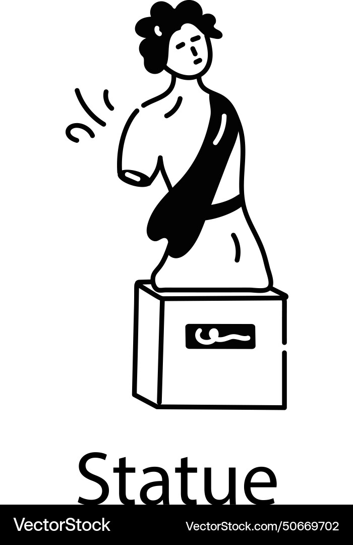 Statue Royalty Free Vector Image - VectorStock