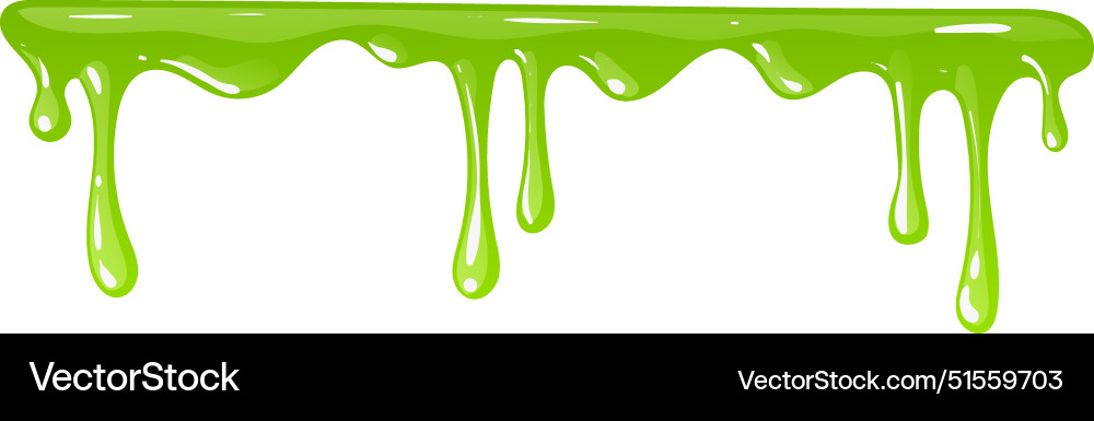 Leaking green paint toxic radioactive fluid border