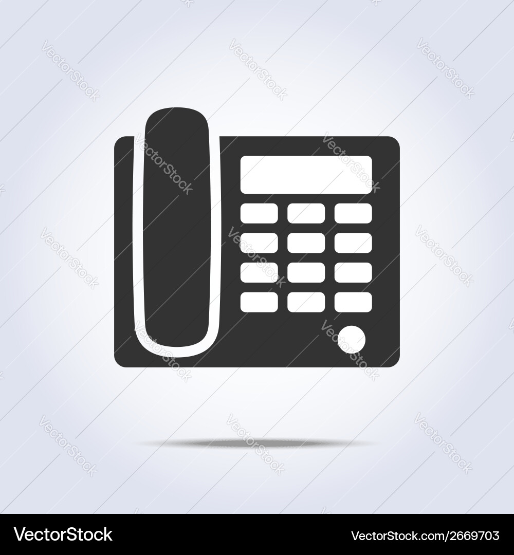 Telefon Icon Lizenzfreies Vektorbild - VectorStock