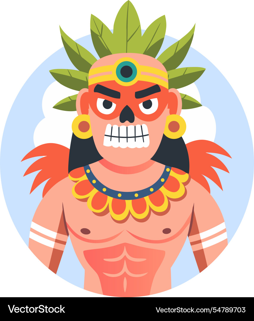 Tribal leader Royalty Free Vector Image - VectorStock