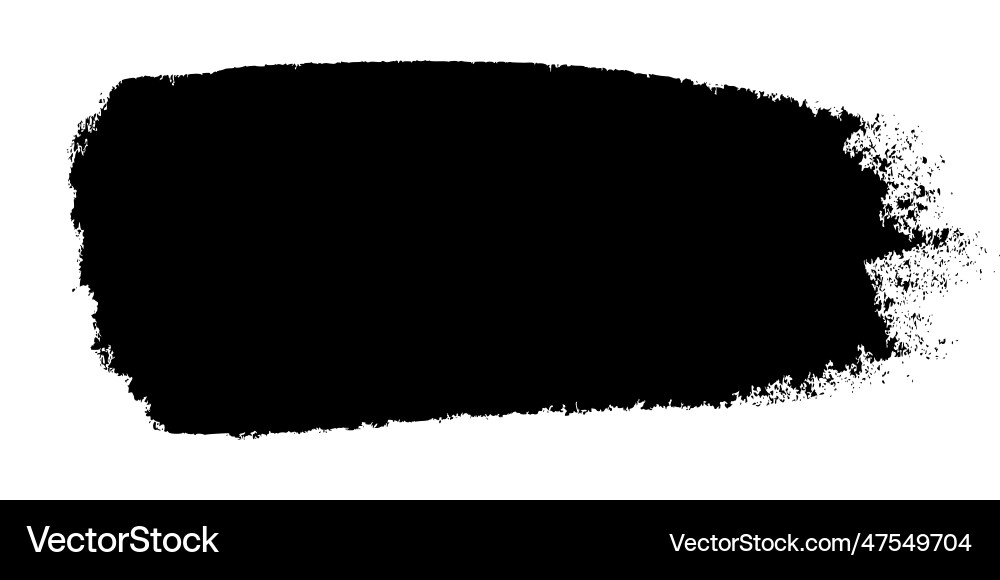 Brush strokes brushes lines black paint Royalty Free Vector