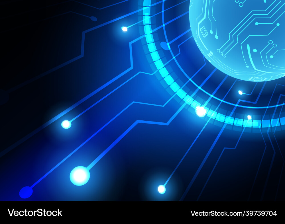Circuit technology background with hi-tech digital