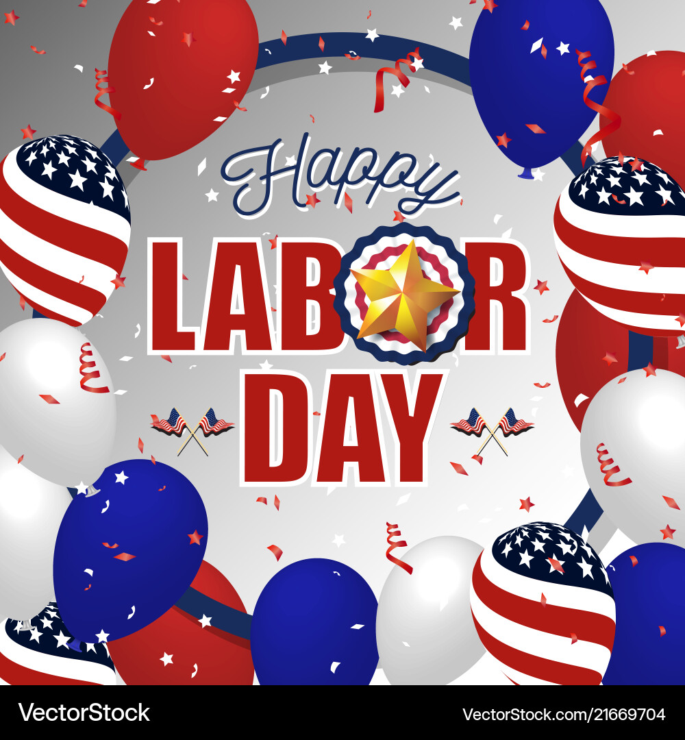 Labor day background Royalty Free Vector Image